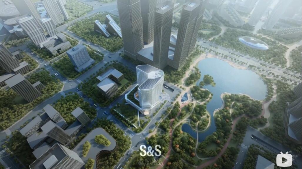 大蛇最新lumion动画——Aedas-成都交子公园金融商务区B07地块方案-LUMIGO