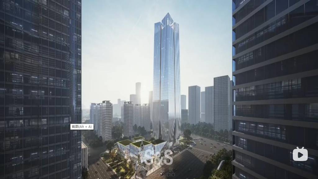 大蛇建筑D5最新大片——温州滨江商务区E07地块概念方案-LUMIGO