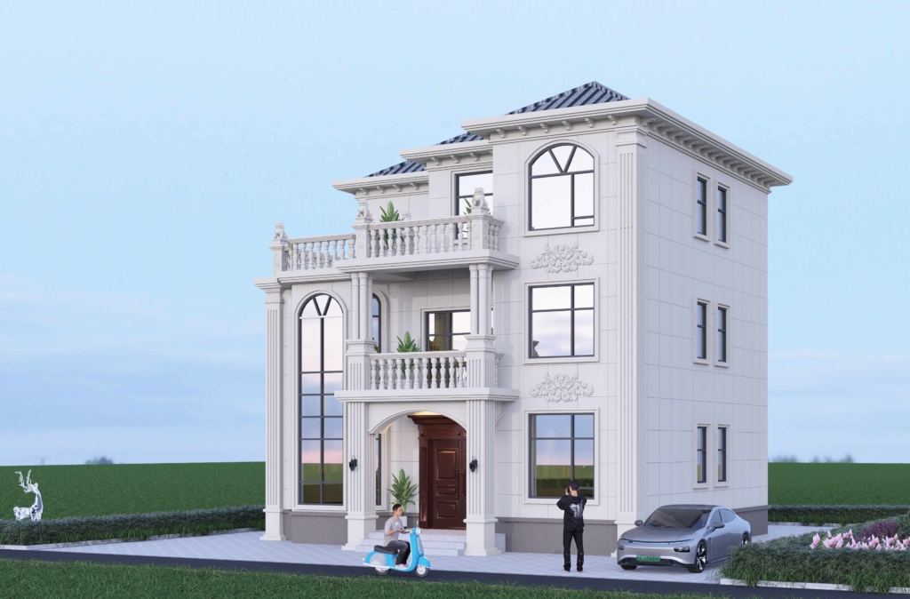 D5别墅素模场景，参数已调好【带SU模型】-LUMIGO